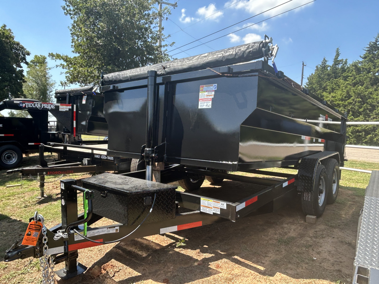 New 2025 Texas Pride Trailers 7x14x3 Tandem Axles-16K Dump Trailer