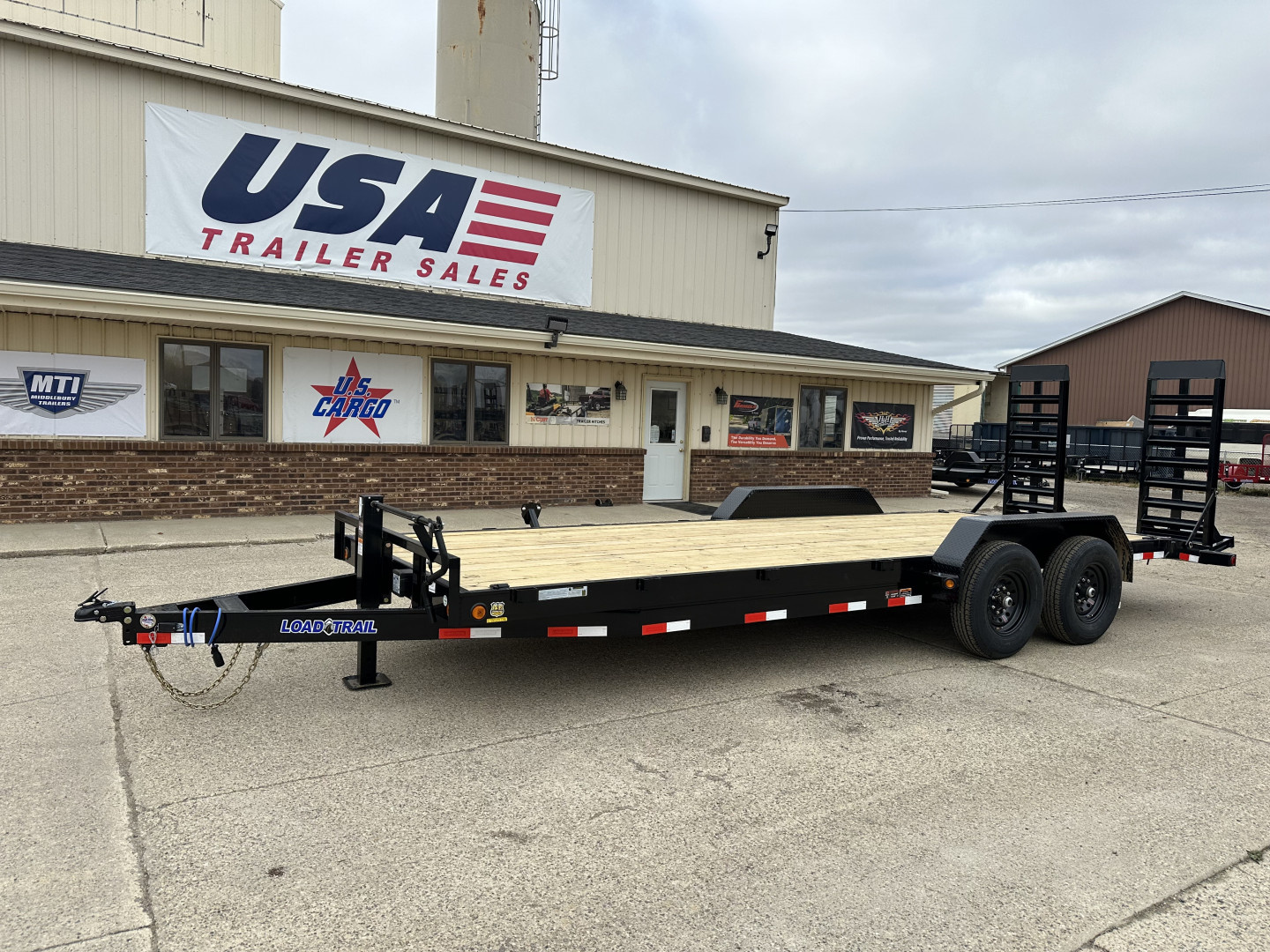 New 2025 Load Trail 83X22 Tandem Axle 14k w/HD Equipment Trailer