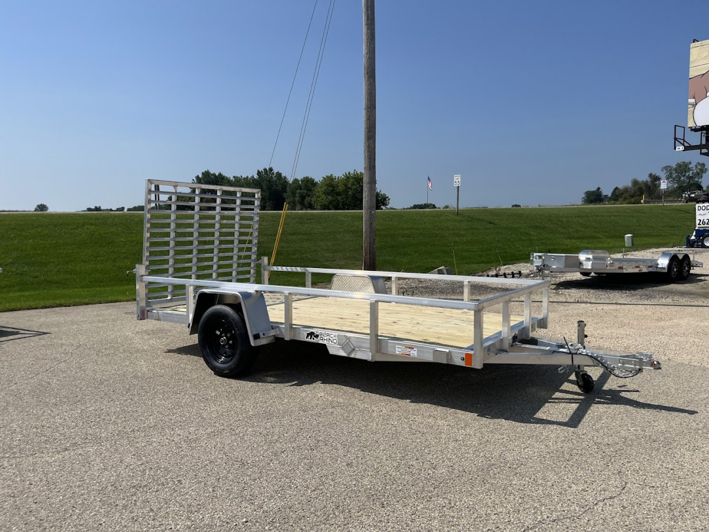 New 2026 Black Rhino Aluminum 6'x12' EXS612 w/ Wood Deck (ATV / UTV ...