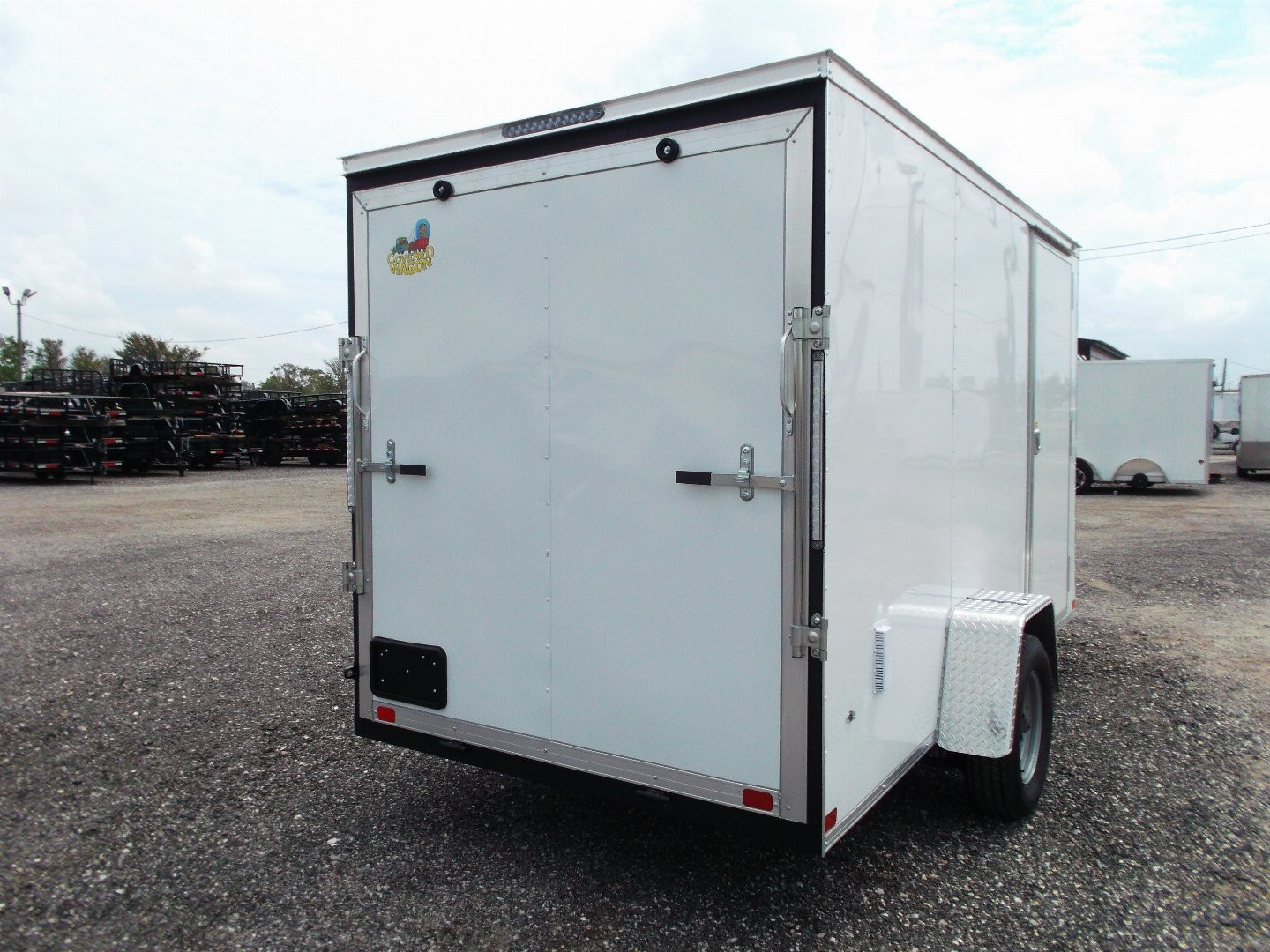 New 2026 Covered Wagon Trailers 6x12 Single Axle Cargo / Enclosed ...