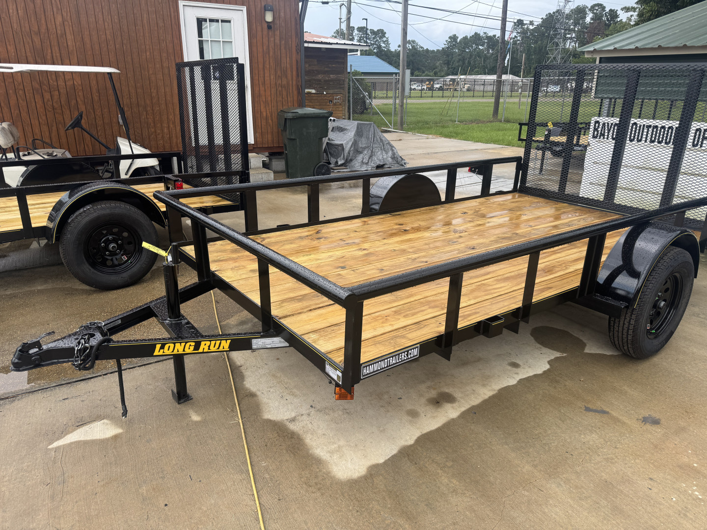 New 2025 Long Run 76"x 12 Pipetop Utility Trailer