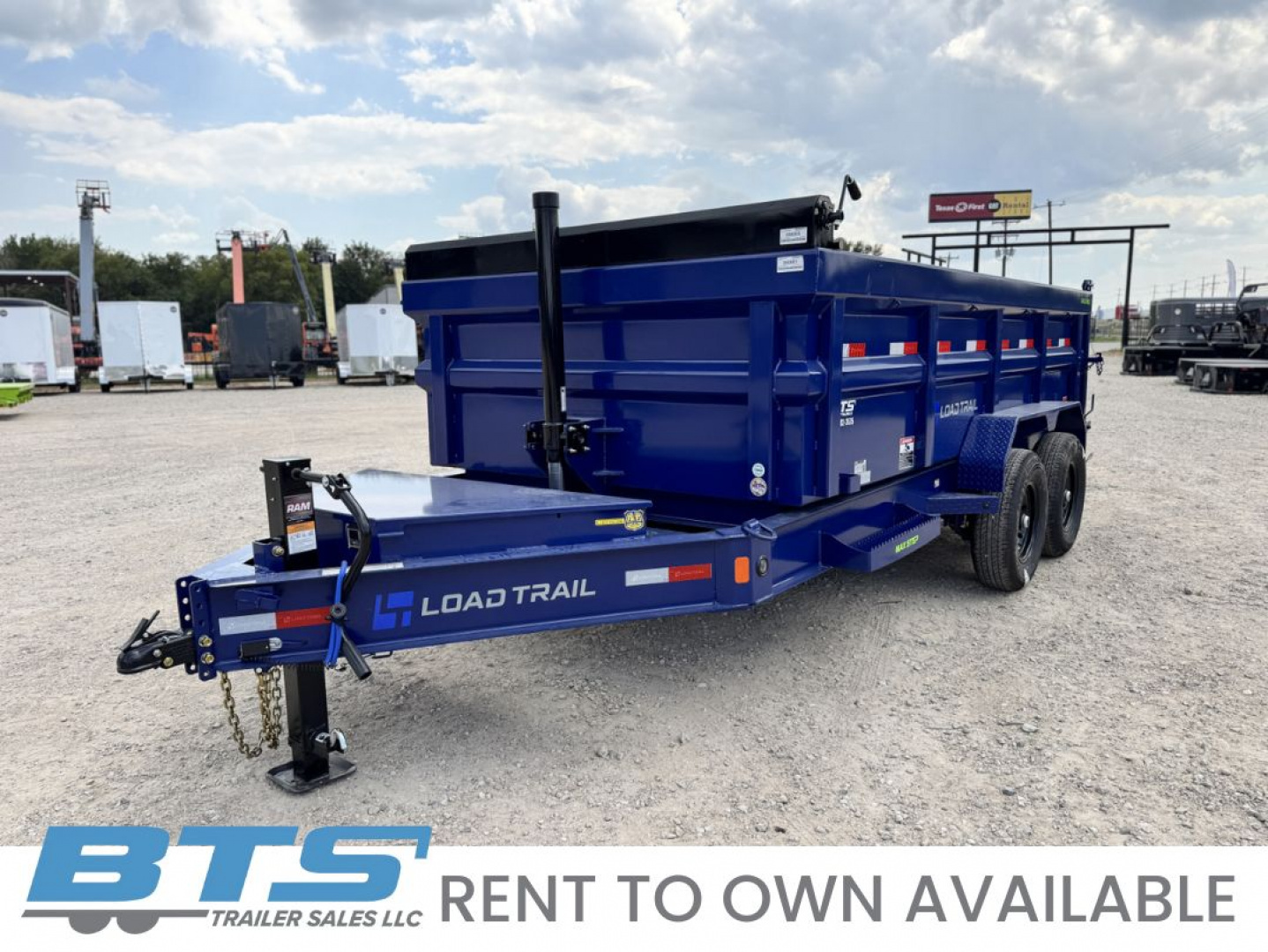 New 2026 Load Trail DL 83x14x3 Telescopic Dump Trailer 14K GVWR