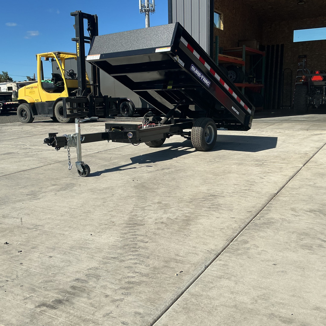 New 2025 Sure-Trac 4.5X8 Single Axle 3K Utility Dump