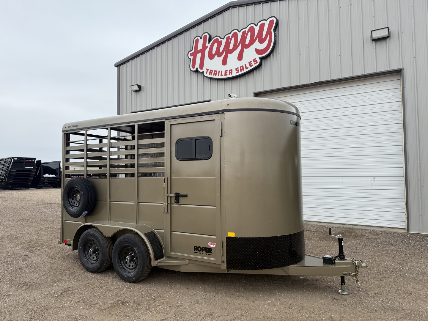 New 2026 Good Guys 14'x6' Horse Trailer w/Tack Room - Roper