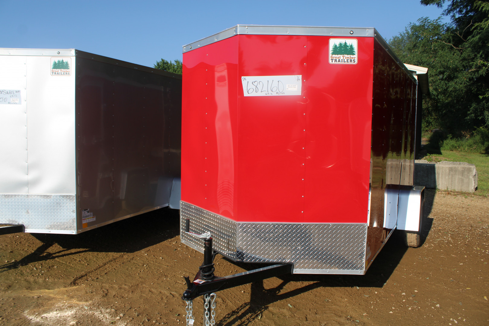 New 2025 RC Trailers 6X12 RD RGT ENCLOSED TRAILER 5870 Cargo / Enclosed Trailer