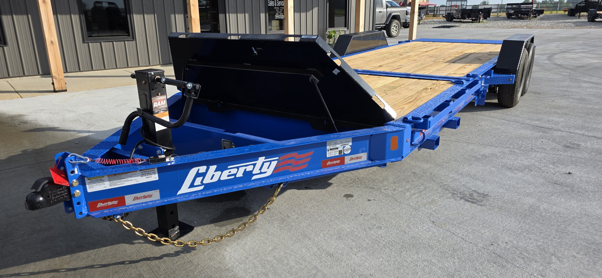 New 2025 Liberty LT14K 22' Tilt Trailer BLUE 046822 for sale in Bolivar, MO