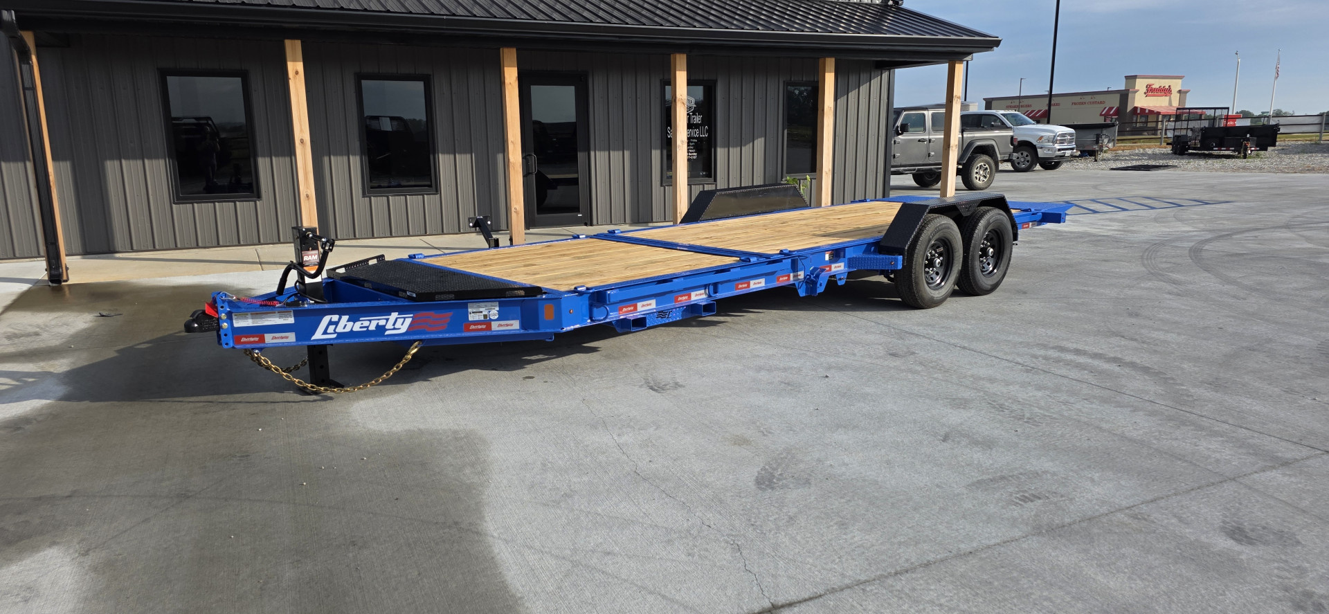 New 2025 Liberty LT14K 22' Tilt Trailer 046786 BLUE for sale in Bolivar, MO