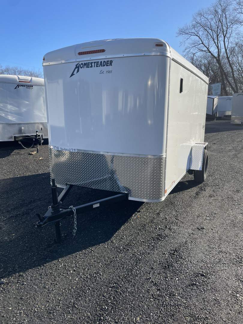 New 2026 Homesteader 6x12 Challenger Cargo - Ramp - WHITE