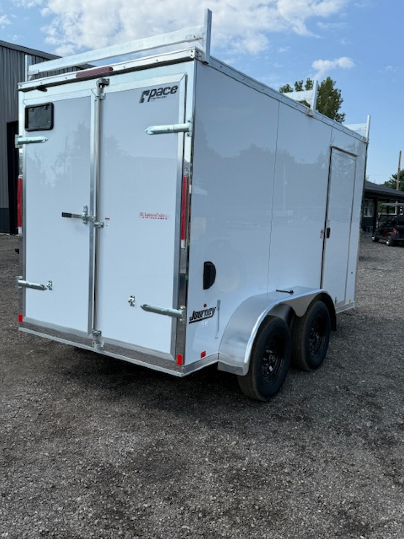 New 2026 Pace American 6 x 12 tandem Journey SE Flat Top Sloped V-Nose ...