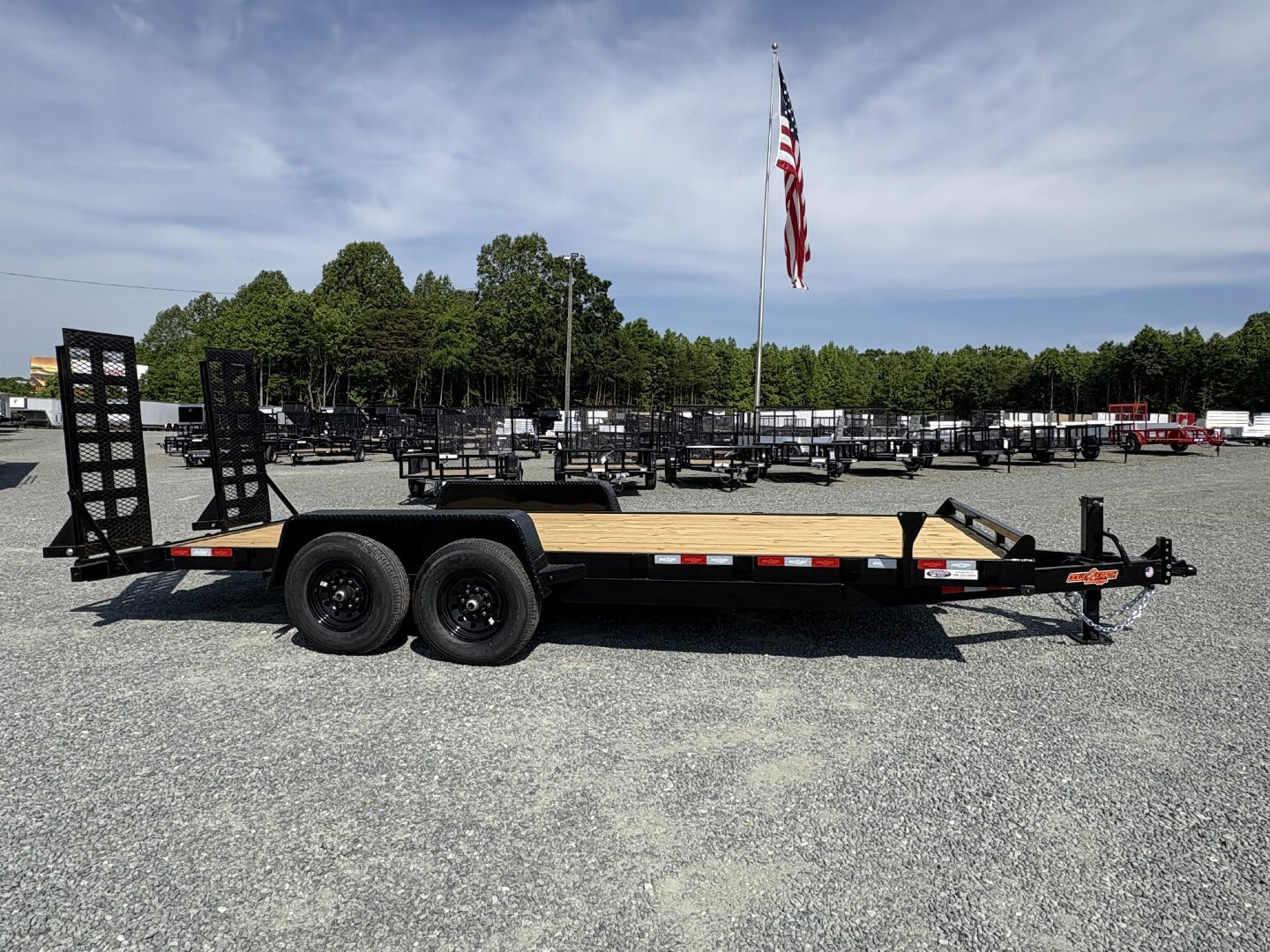 New 2026 Down 2 Earth Trailers 20ft 14K w/ Fold Up Ramps Equipment ...