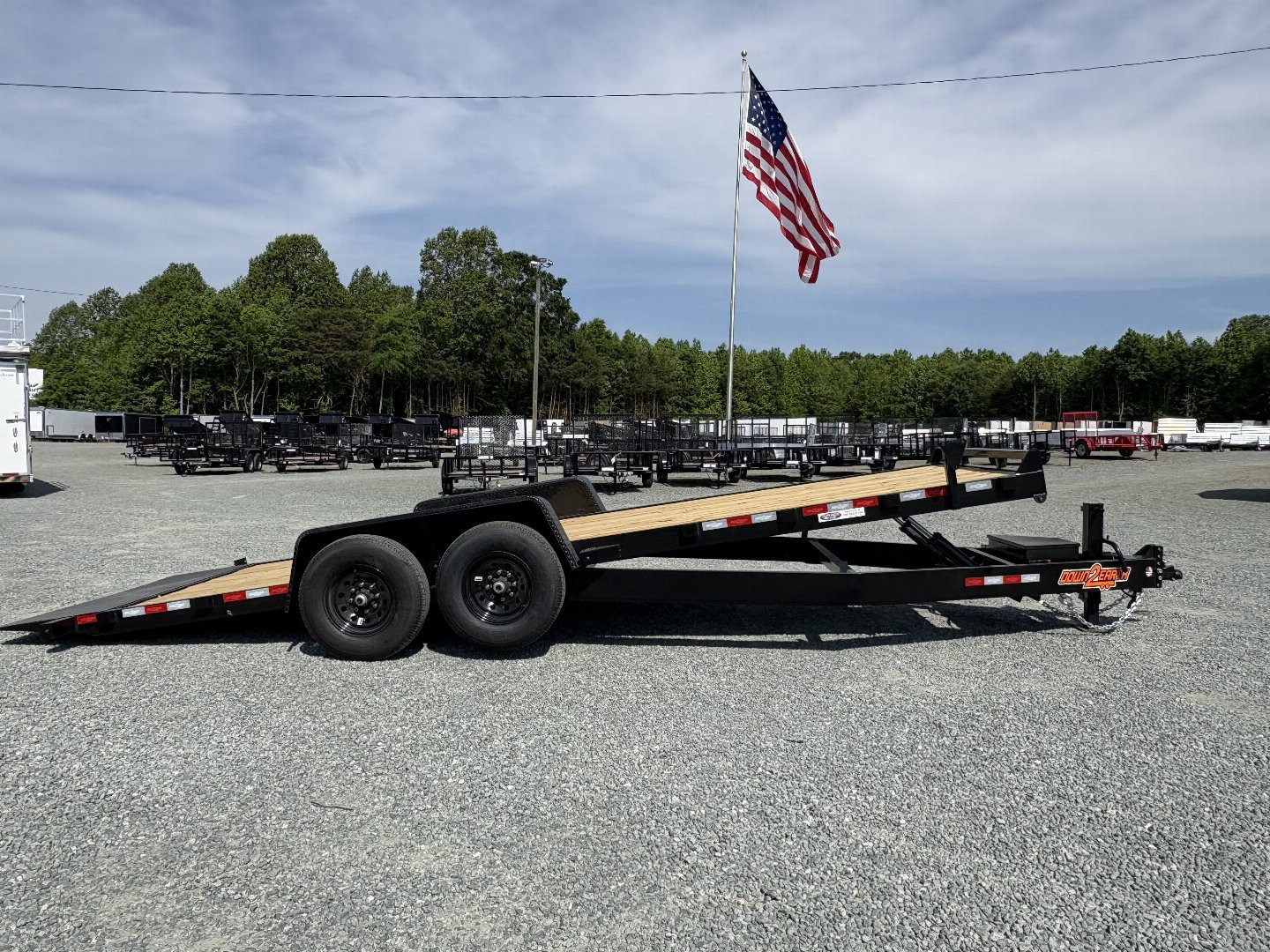 New 2026 Down 2 Earth Trailers 22ft 14K w/ Power Tilt Trailer for sale ...