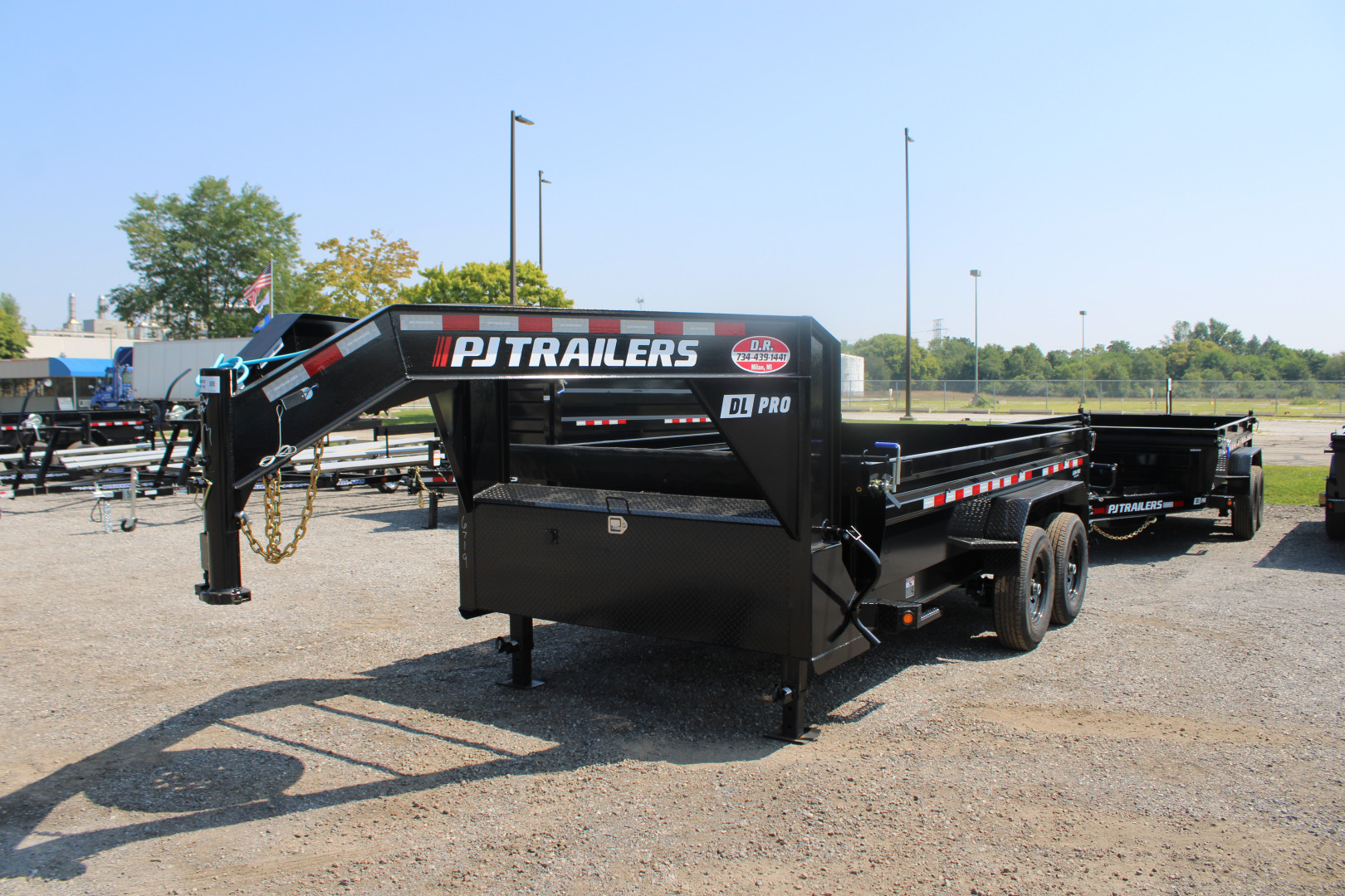 New 2026 PJ Trailers 14' DL GOOSNECK DUMP TRAILER 49805 Dump Trailer