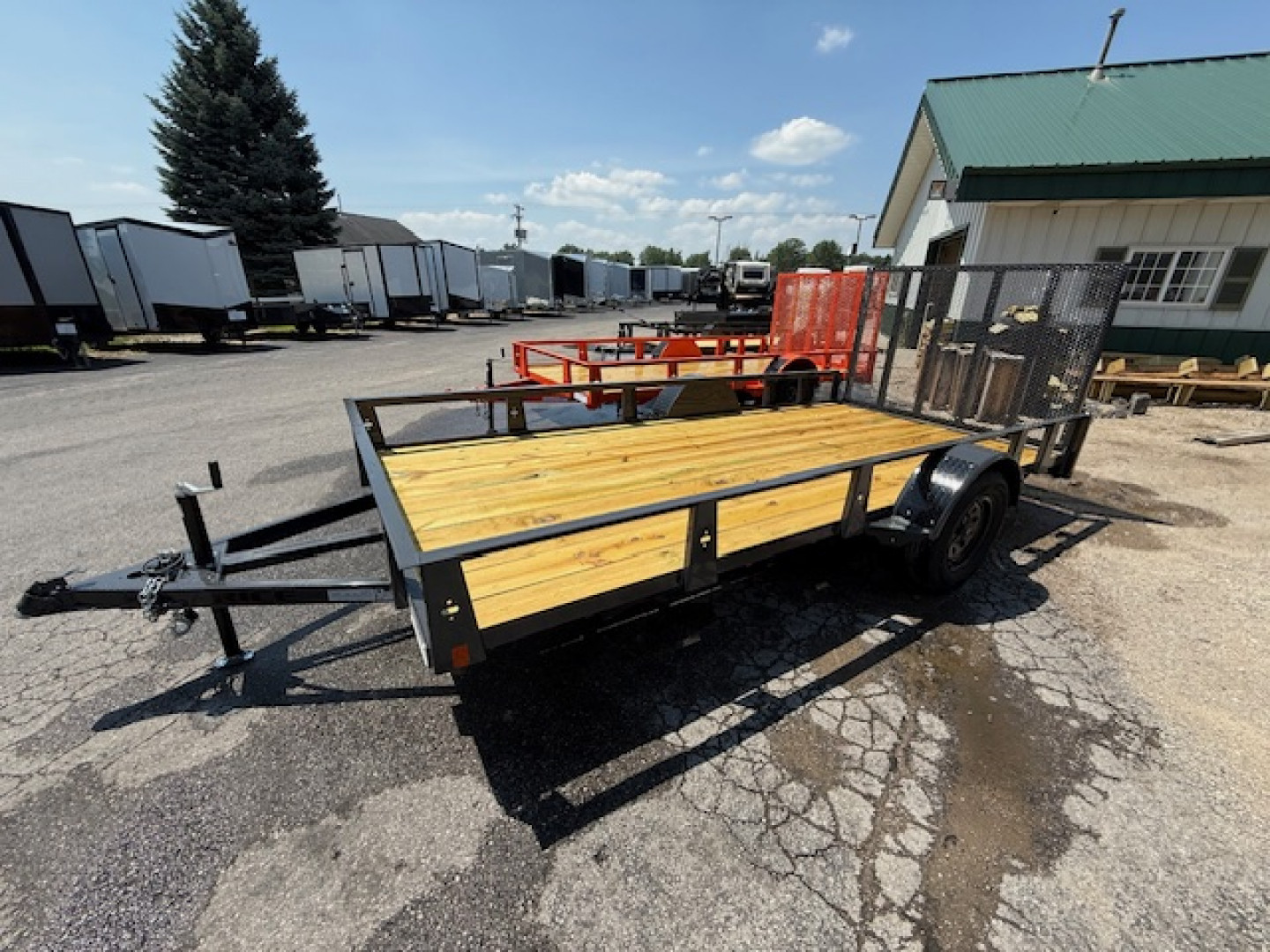 New 2025 Rice Trailers 6.5x14 Utility Trailer