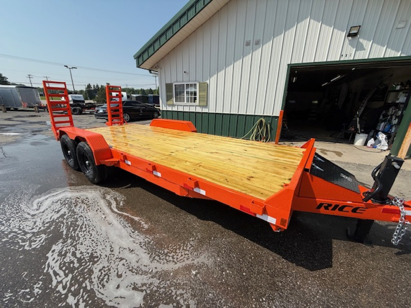 New 2025 Rice Trailers 7x20 Equipment Trailer
