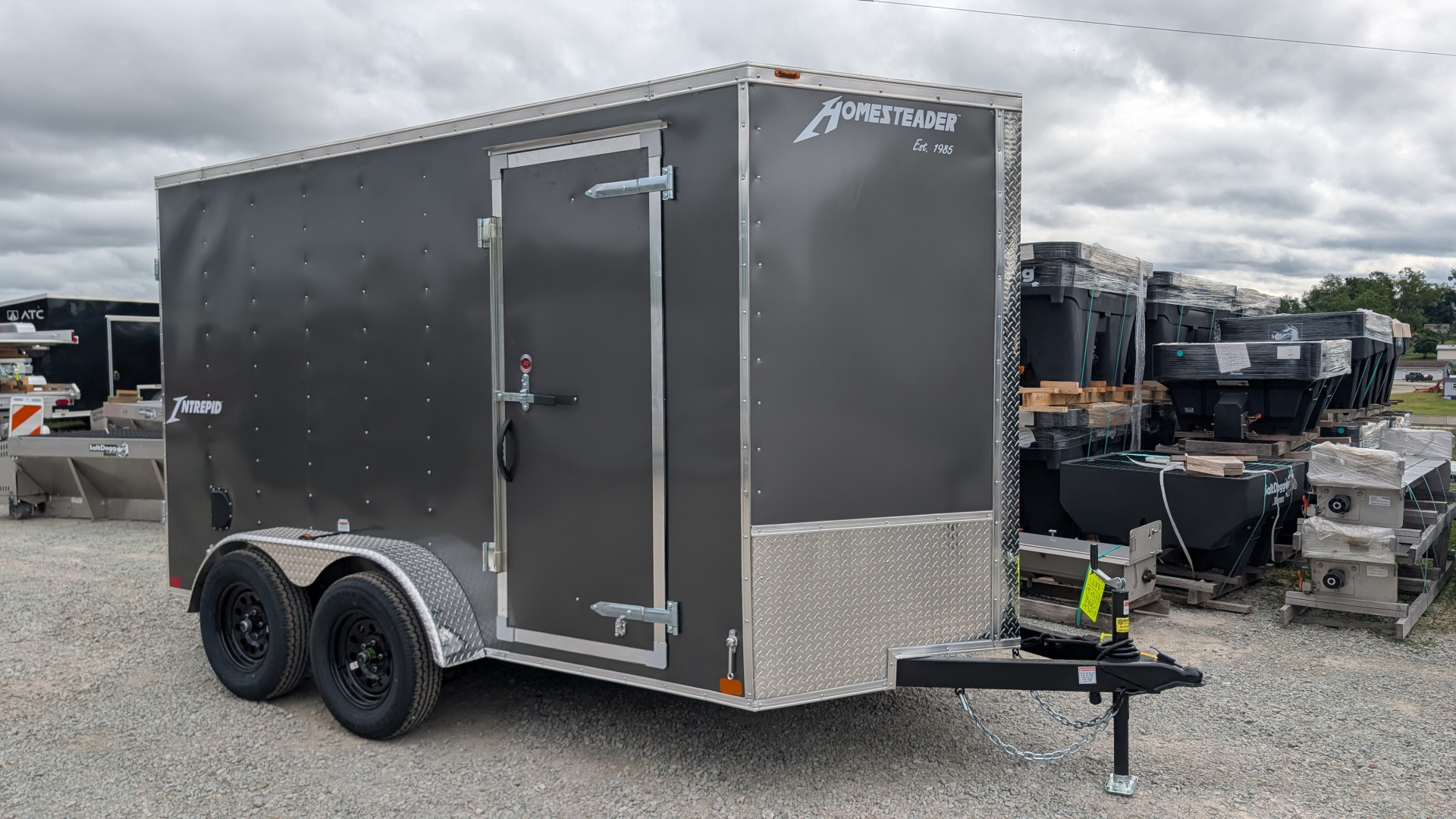 New 2026 Homesteader 6x12 Tandem Intrepid V-Nose Cargo Trailer w/ Barn ...