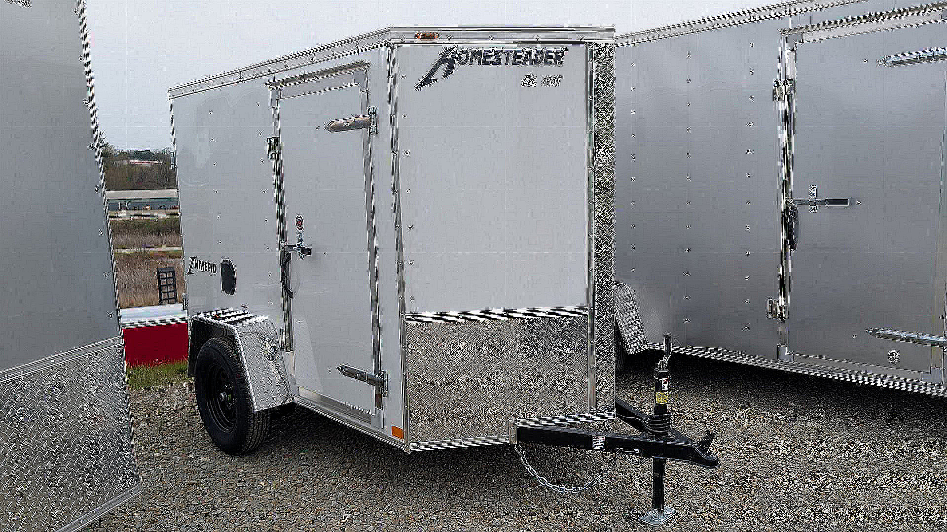 New 2026 Homesteader 5x8 Intrepid V-Nose Cargo Trailer w/ Double Barn ...