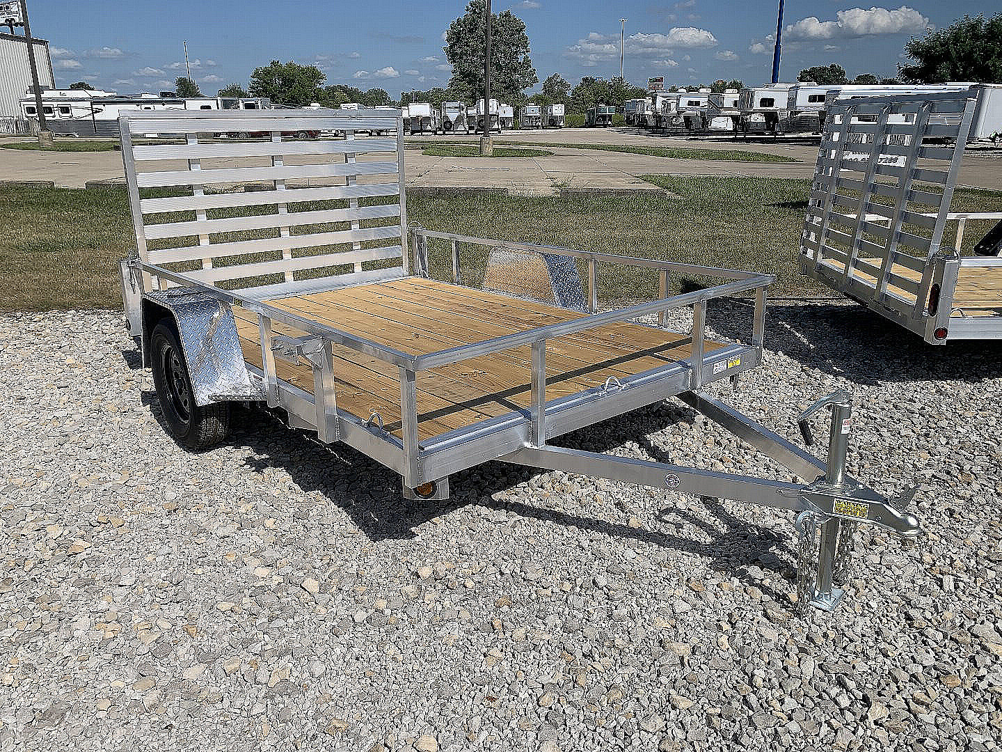 New 2026 Quality Steel and Aluminum 82"x10' Aluminum Utility Trailer ...
