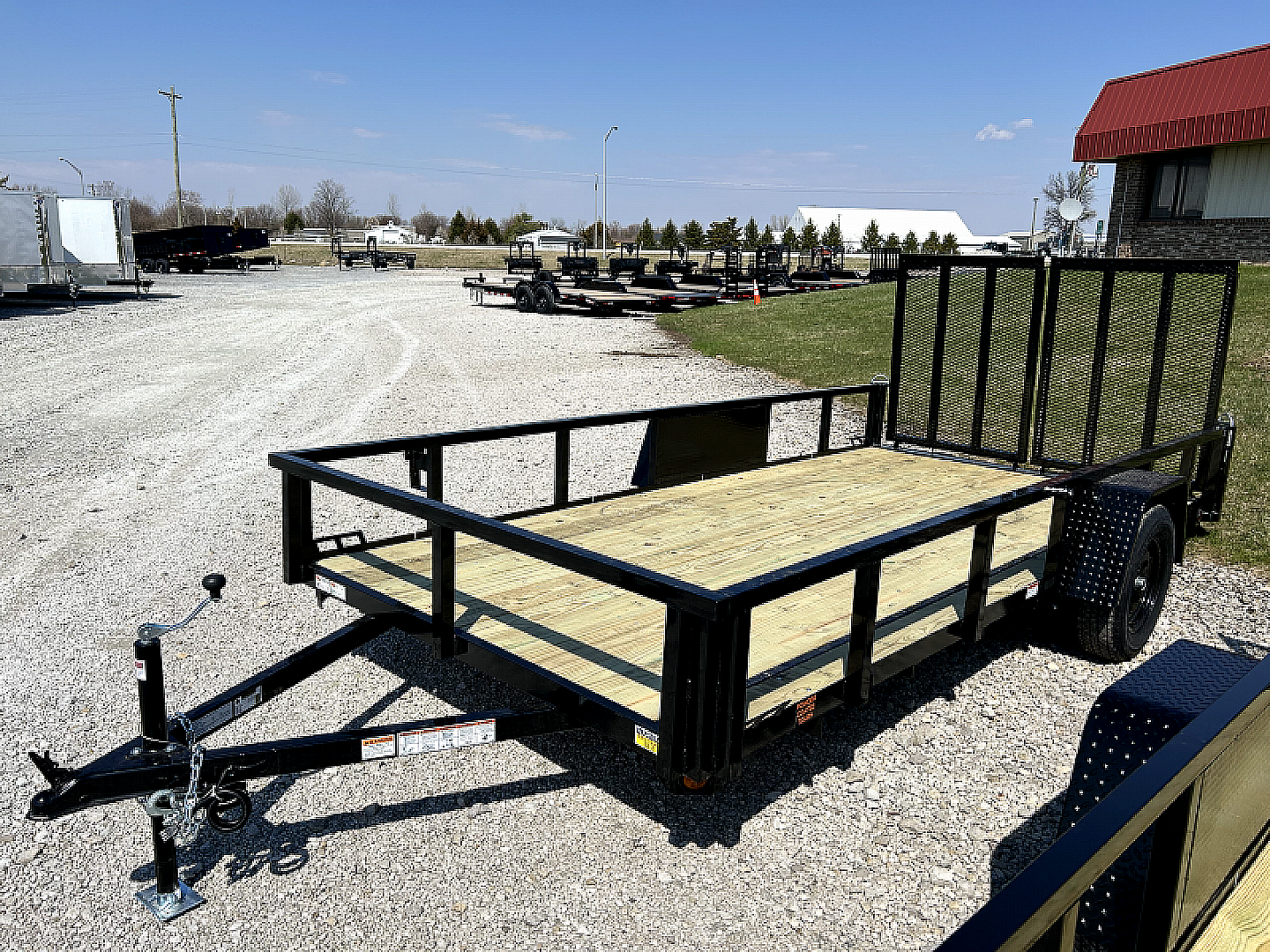 New 2026 Quality Steel and Aluminum 82"x14' Steel Utility Trailer for ...