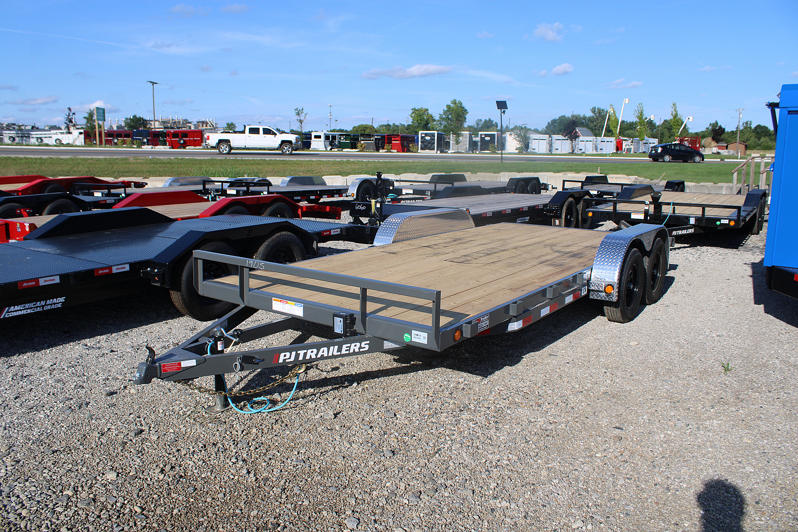 New 2026 PJ Trailers 18' 7K GVWR CAR HAULER 49880 Car Hauler
