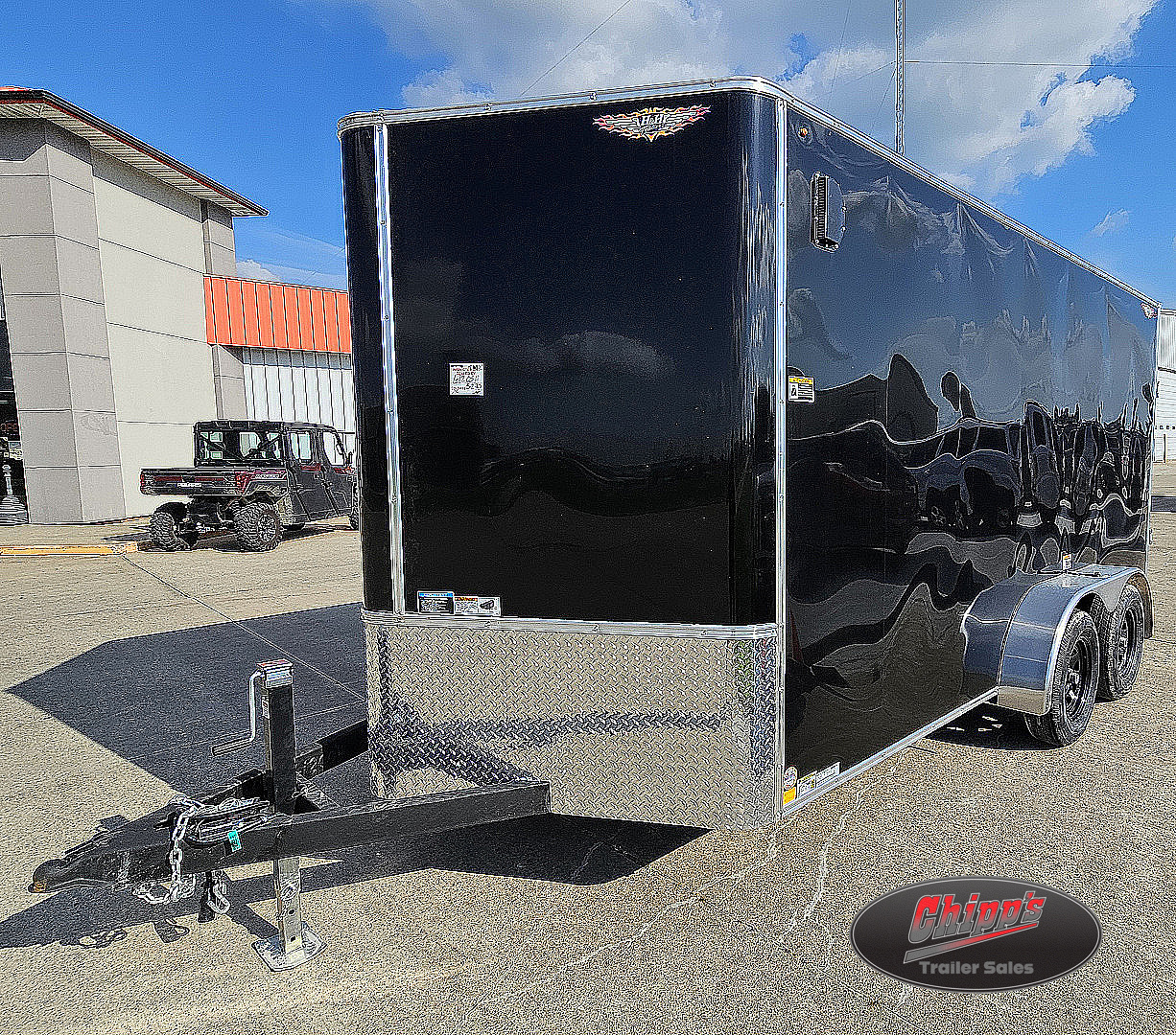 New 2025 H&H Trailers 7x14 HH Series Flat Top V-Nose, 7K Tandem Cargo ...