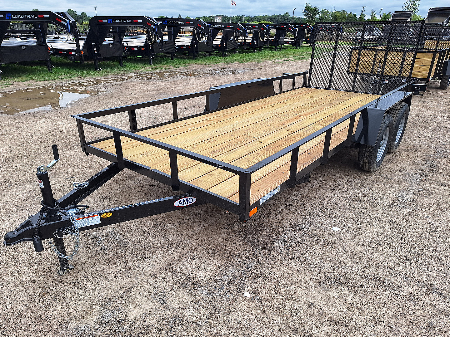 New 2026 AMO 76x16' Lowside Landscape Trailer