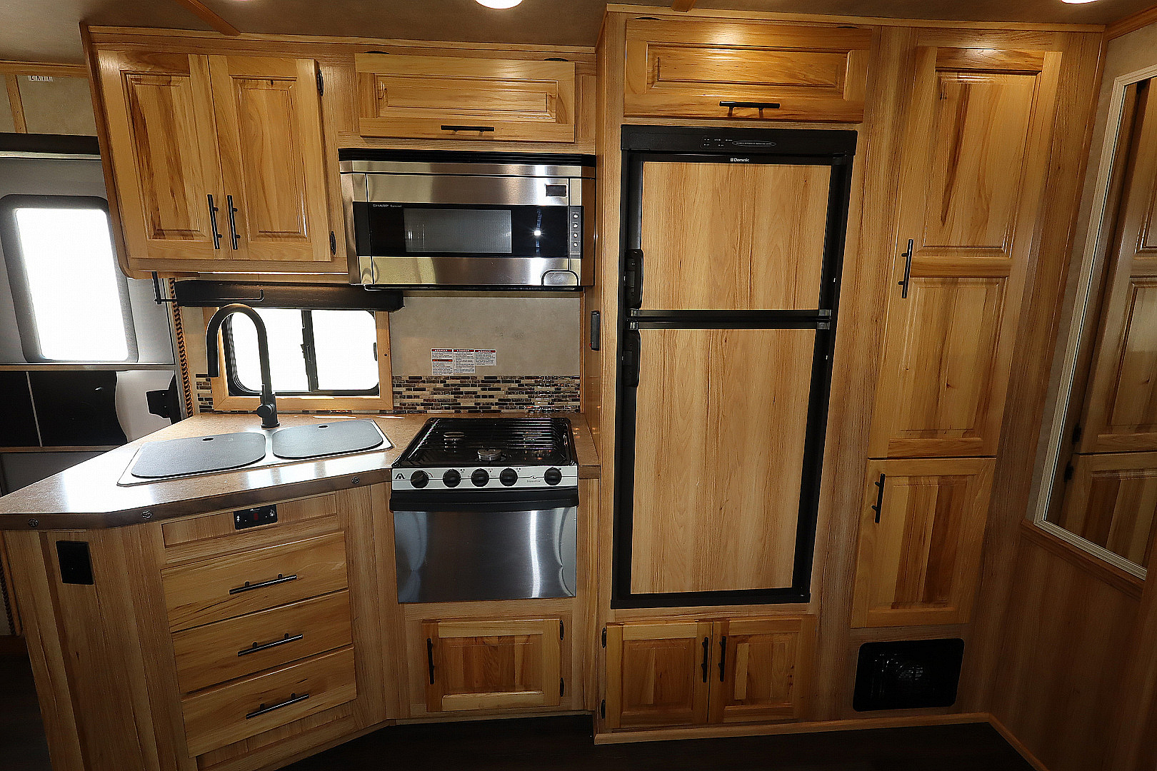 Used 2017 Bison Trailers 4 Horse Silverado LQ 12' Slide-out Horse Trailer for sale in