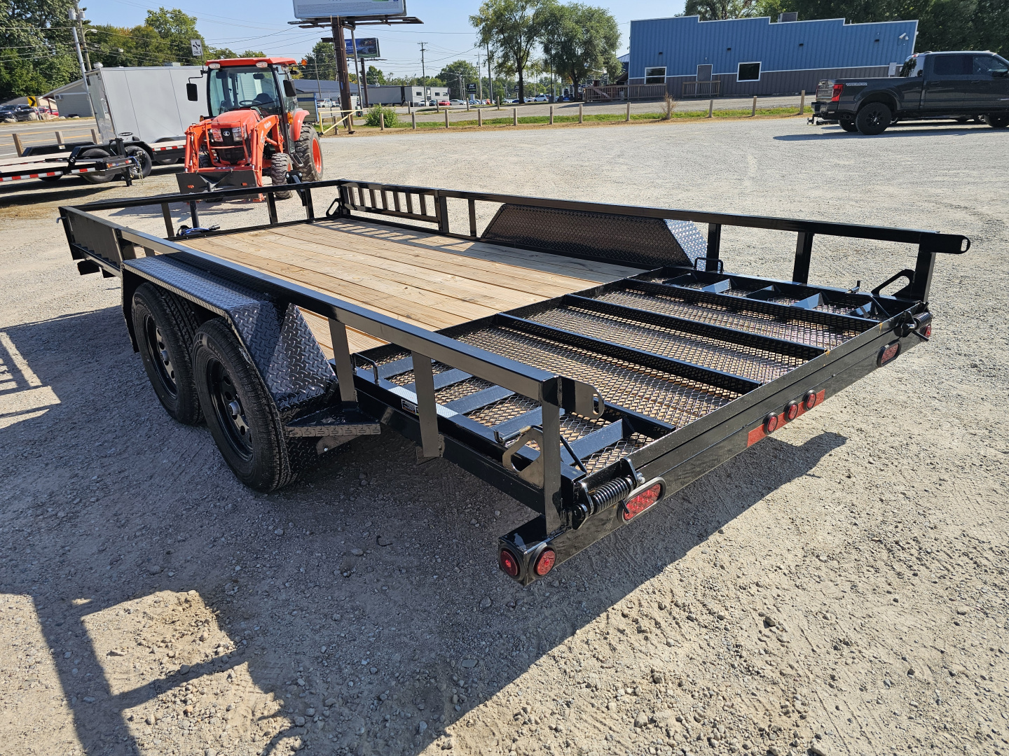 New 2026 Load Trail 83 X 16 TANDEM AXLE UTILITY TRAILER SIDE LOAD RAMPS ...