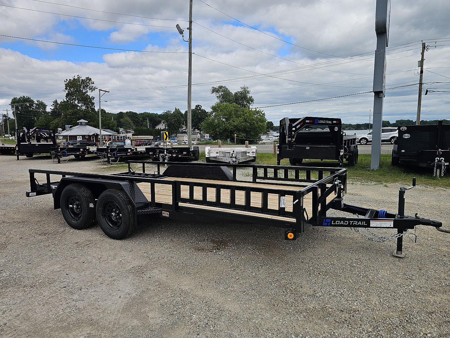 New 2026 Load Trail 83 X 16 TANDEM AXLE UTILITY TRAILER SIDE LOAD RAMPS ...