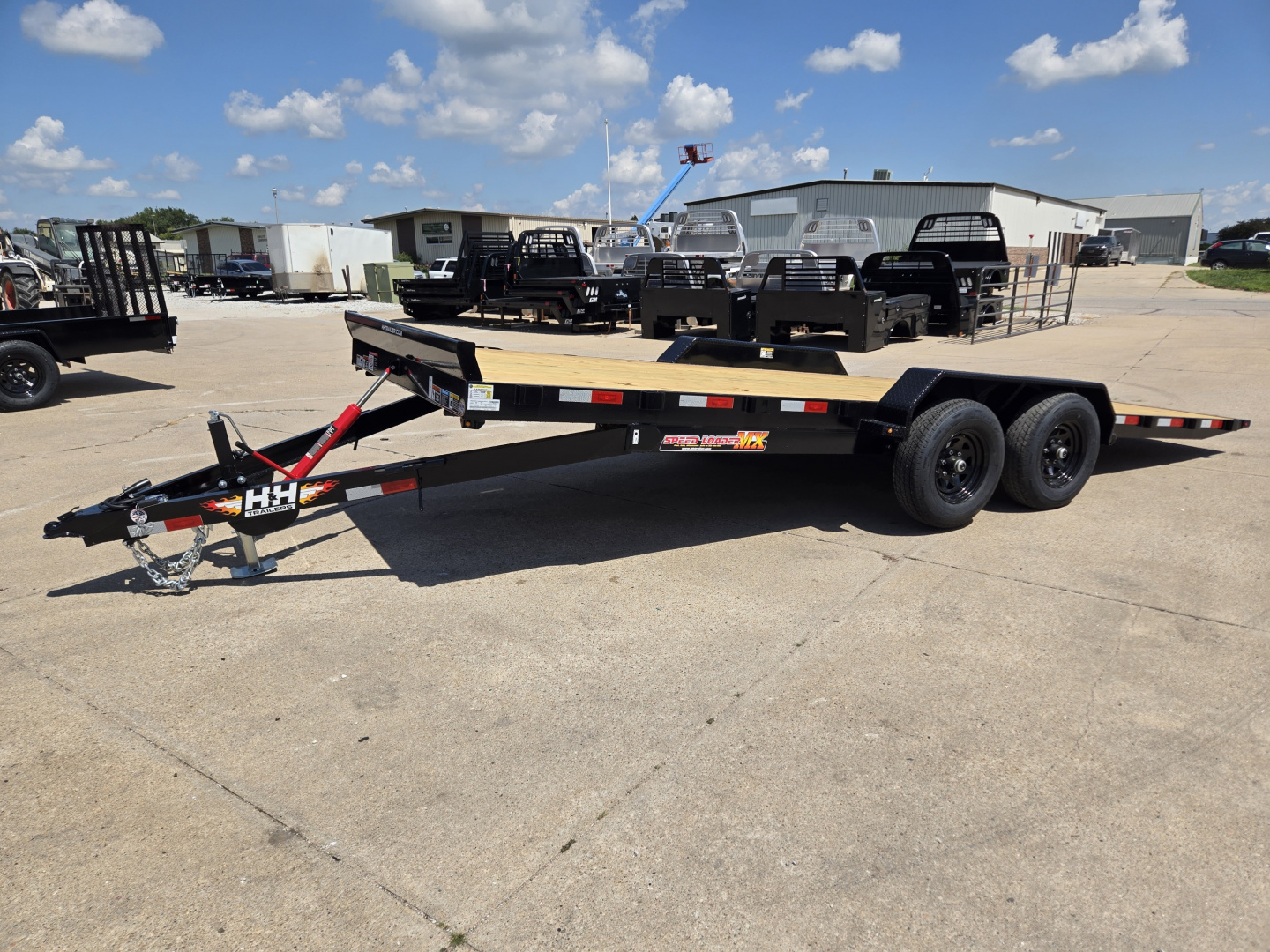 New 2025 H and H Trailer 82x22 Electric Tilt Speed Loader Car Hauler ...