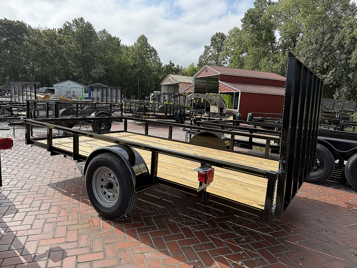 New 2025 P & T Trailers 6.4X12 AFG TUBE (SPRING ASSIST) Utility Trailer ...