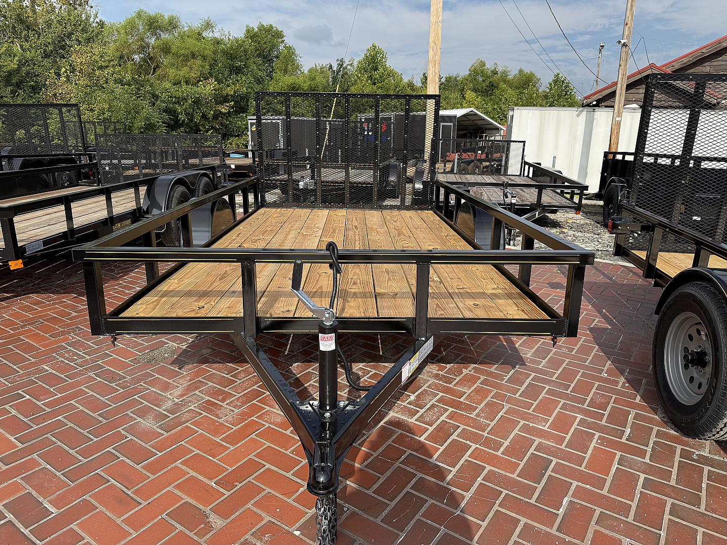 New 2025 P & T Trailers 6.4X12 AFG TUBE (SPRING ASSIST) Utility Trailer ...