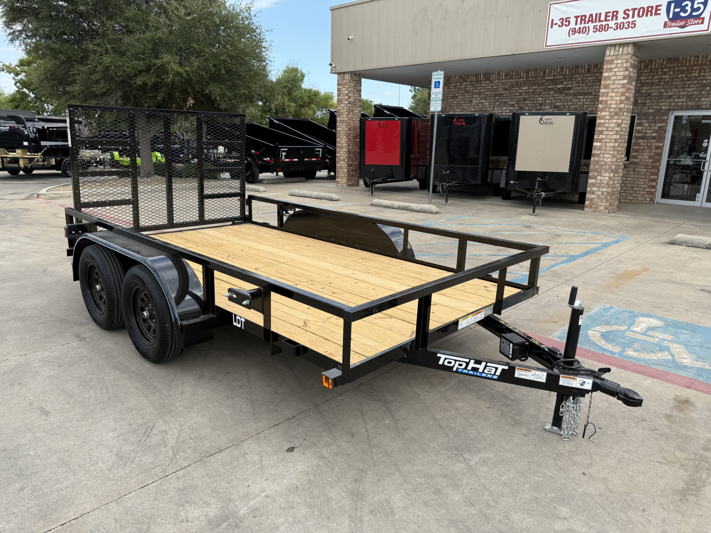 New 2026 Top Hat Trailers Lite Duty Utility - 12'x77" LDT Utility Trailer