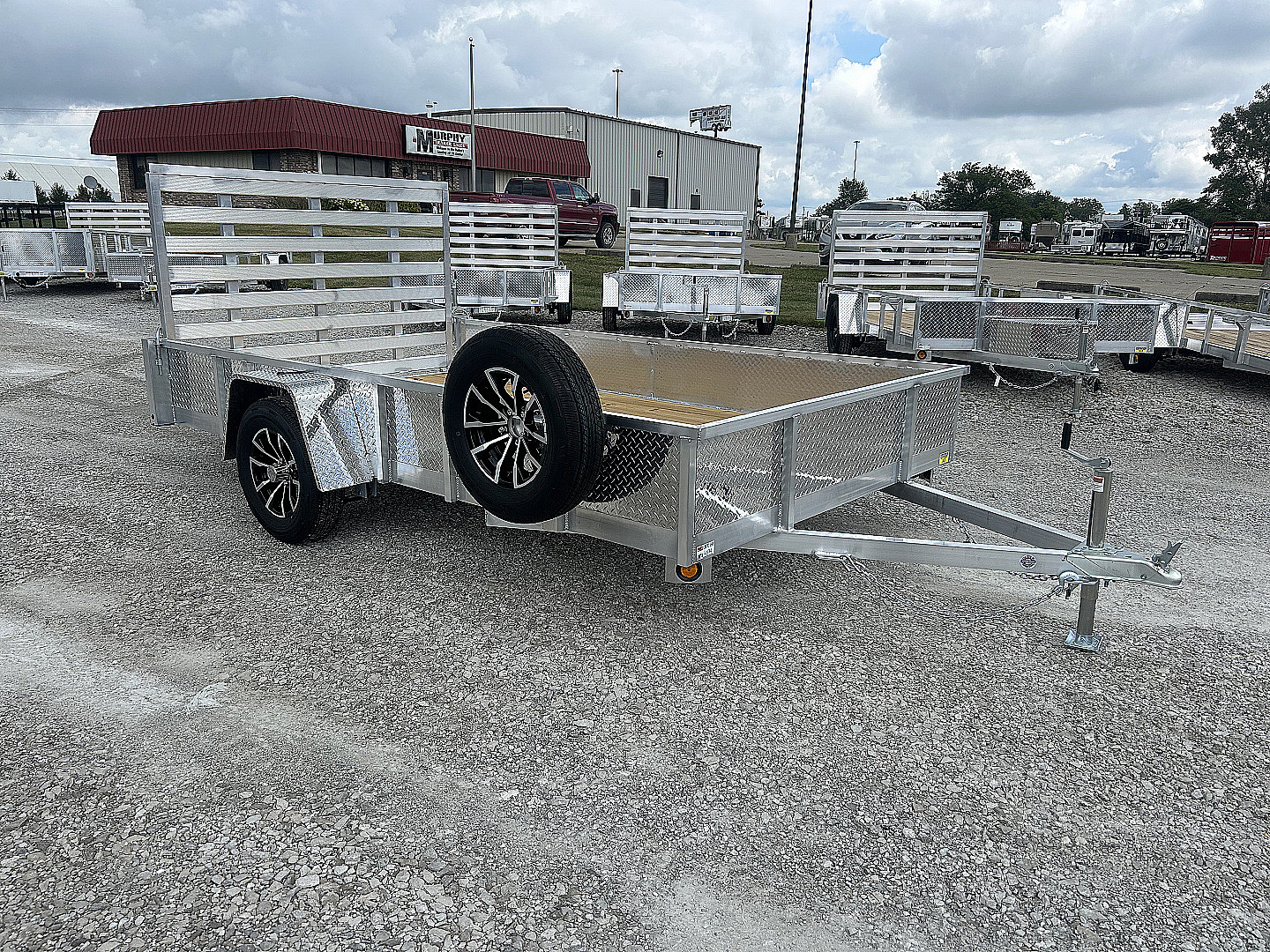 New 2026 QUALITY STEEL AND ALUMINUM 82"x12' Aluminum Utility Trailer ...