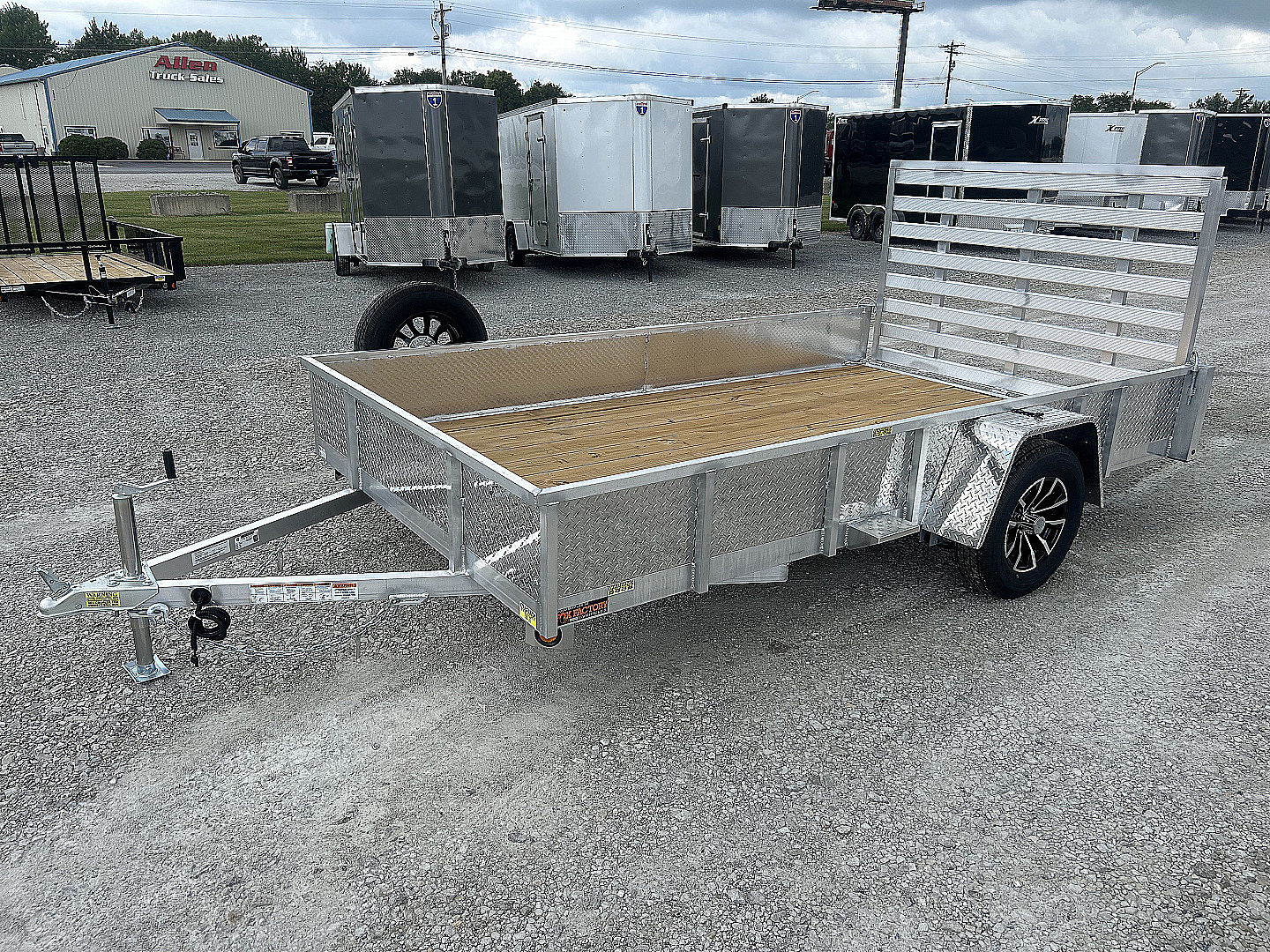 New 2026 QUALITY STEEL AND ALUMINUM 82"x12' Aluminum Utility Trailer ...