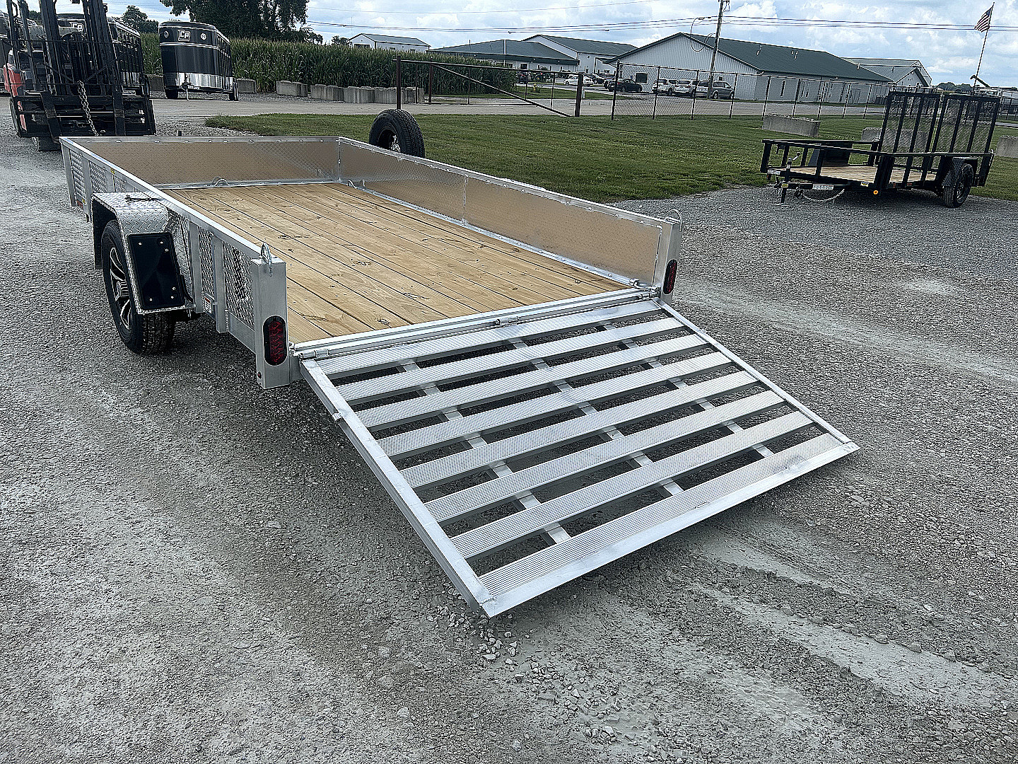 New 2026 QUALITY STEEL AND ALUMINUM 82"x12' Aluminum Utility Trailer ...