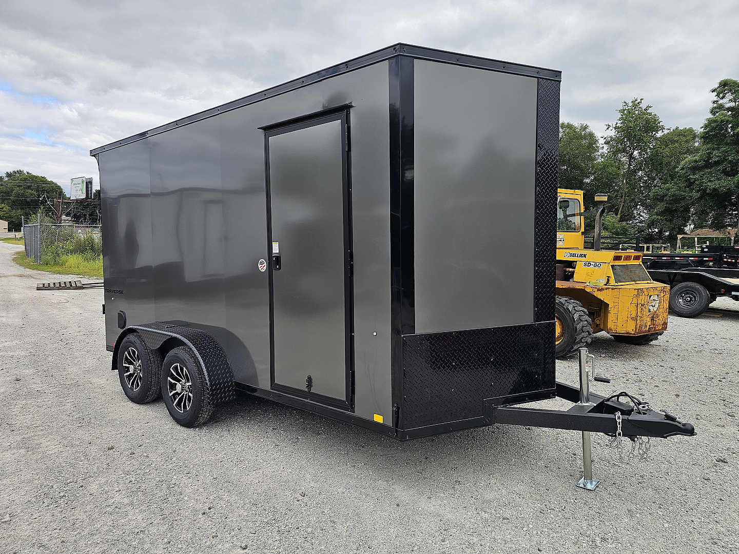 New 2026 Formula Trailers 7X14 BLACKOUT ENCLOSED CARGO ENCLOSED TRAILER ...