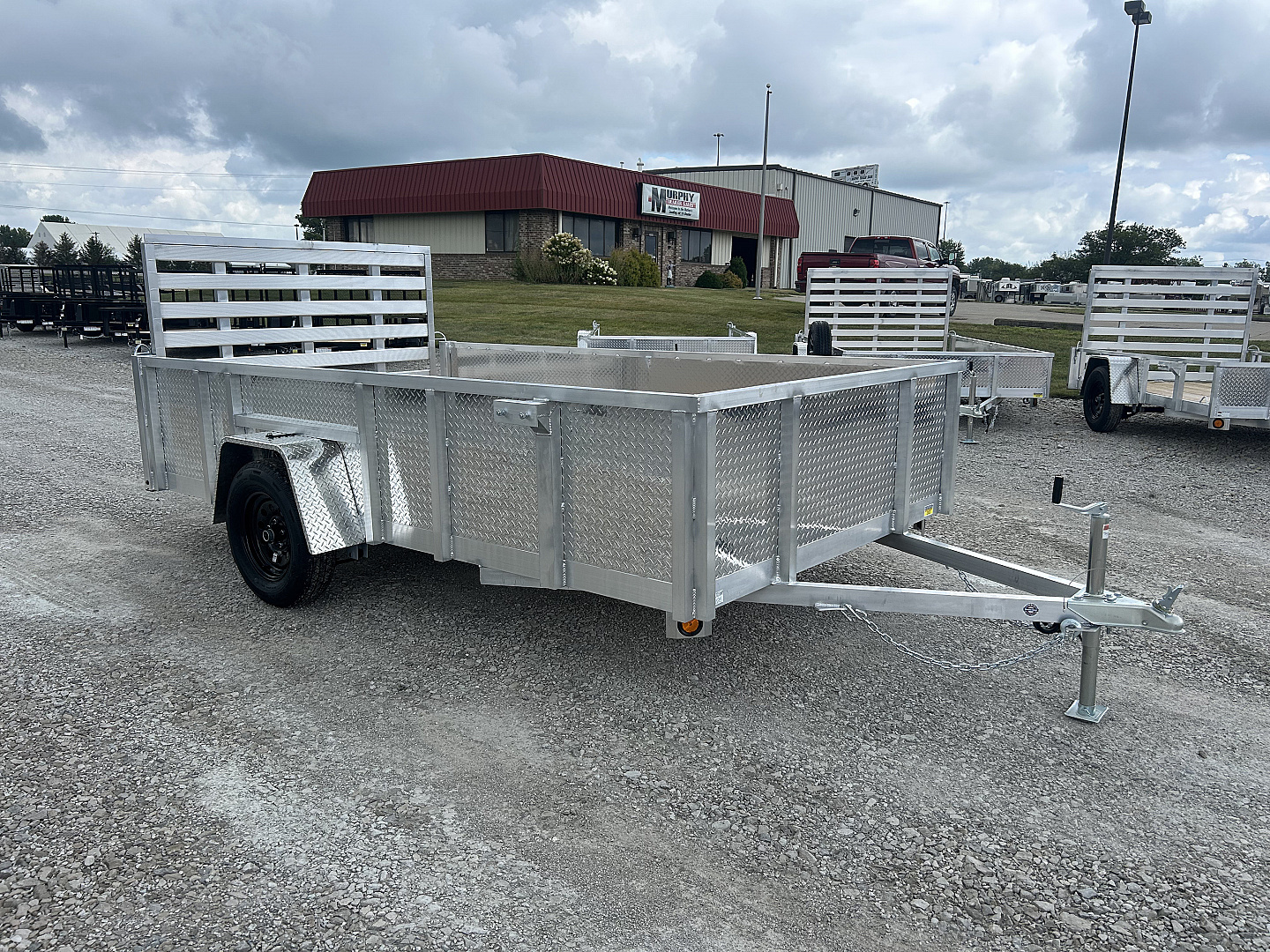 New 2026 QUALITY STEEL AND ALUMINUM 82"x12' Aluminum Utility Trailer ...