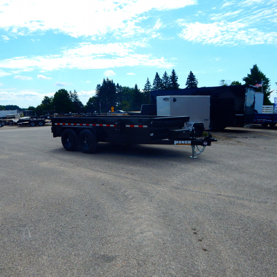 New 2026 Punch 7x14 14k Scissor Dump Trailer for sale in Traverse City, MI
