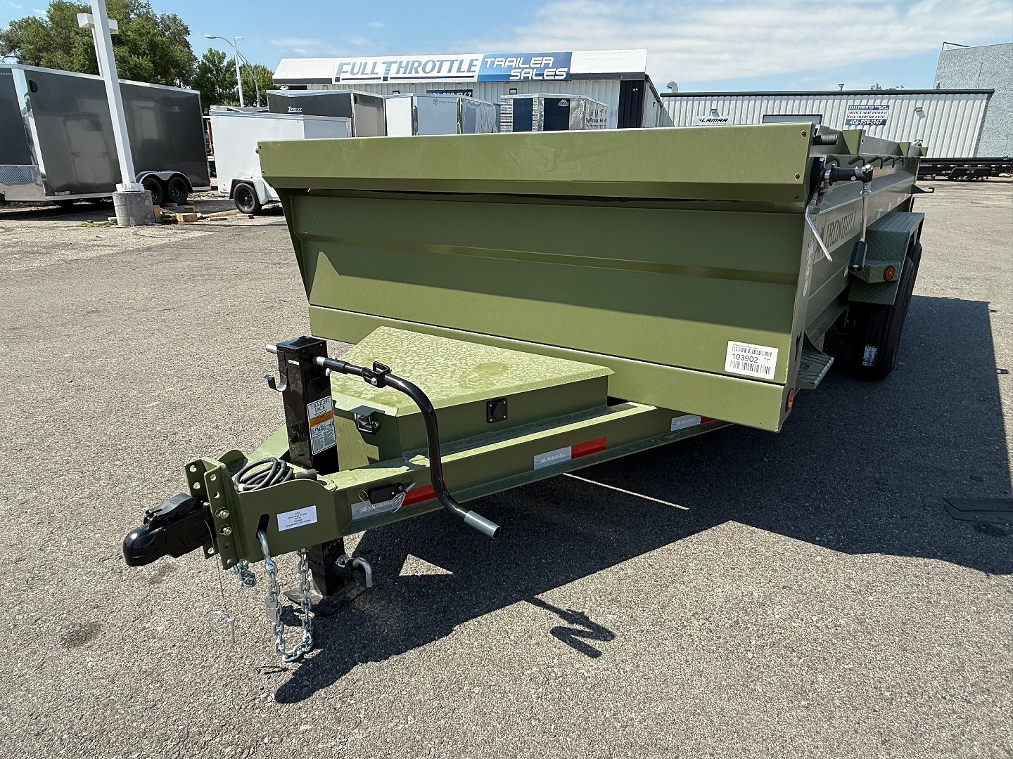 New 2026 Iron Bull 83X16 Dump Trailer