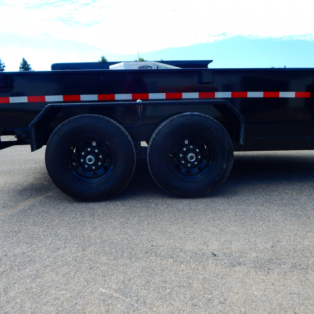 New 2026 Punch 7x14 14k Scissor Dump Trailer