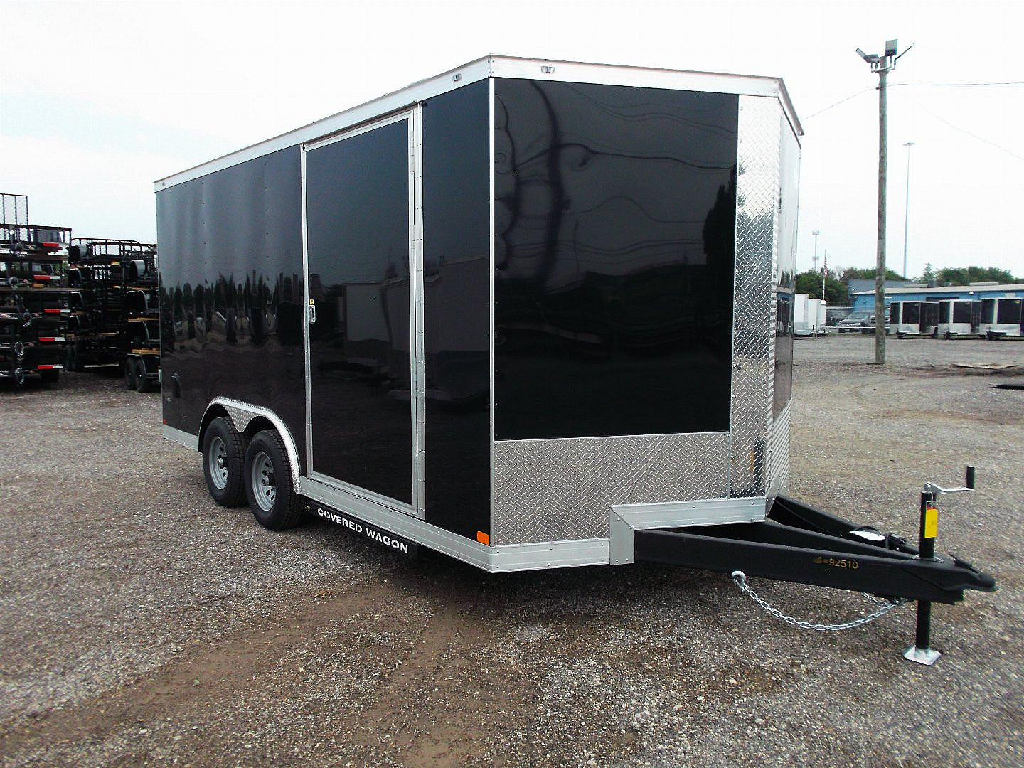 New 2025 Covered Wagon Trailers 8.5x16 Cargo Trailer / Enclosed Trailer ...