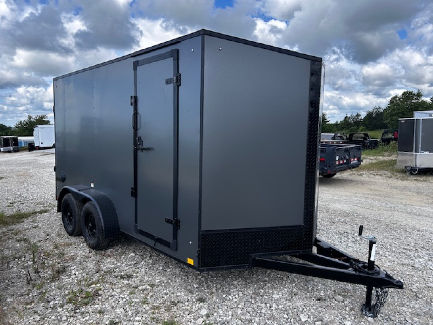 New 2026 Discovery Trailers 7X14 Blackout pack 7' interior ramp door ...
