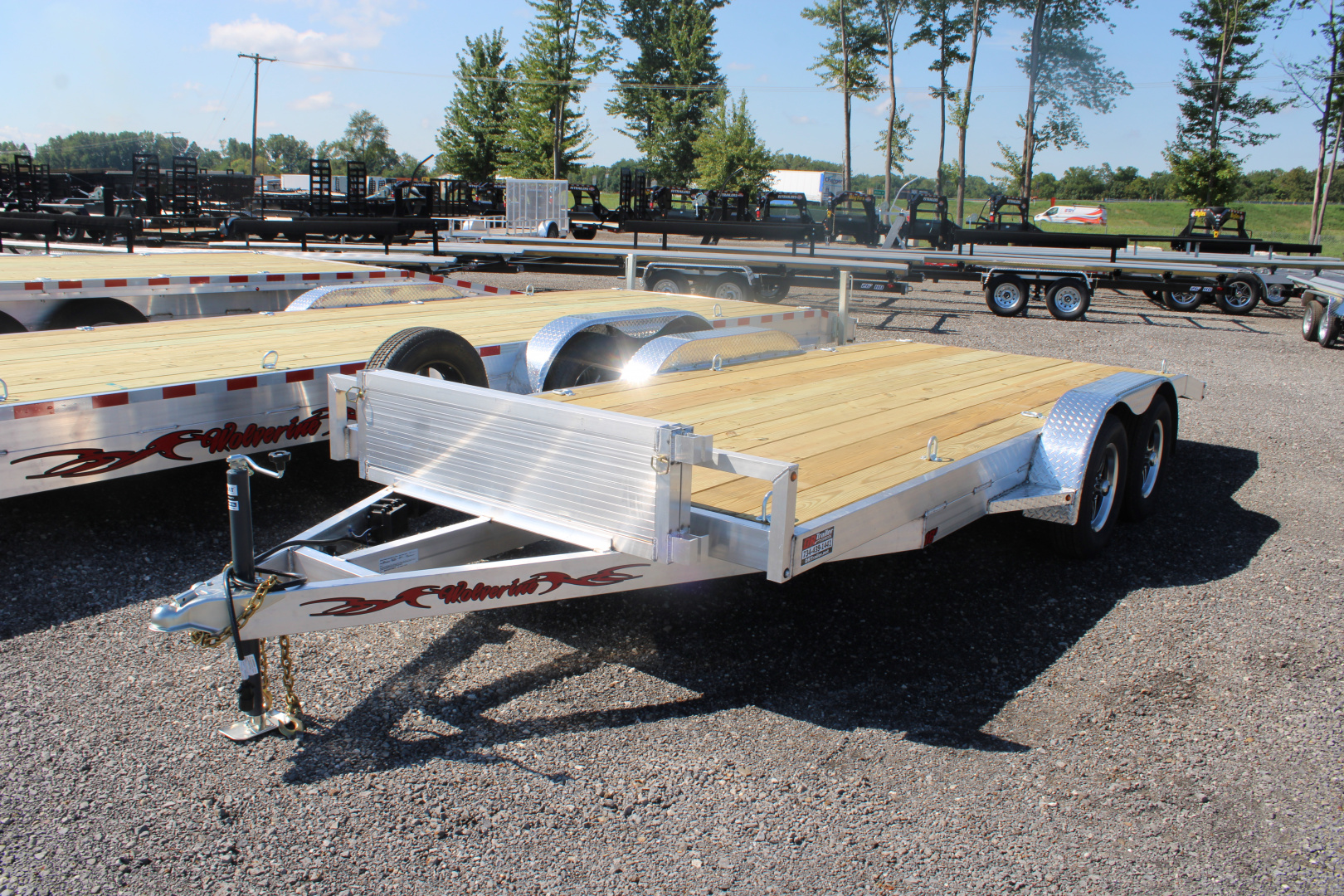 New 2026 Wolverine 18' 7K GVWR ALUMINUM CAR HAULER 49889 Car Hauler