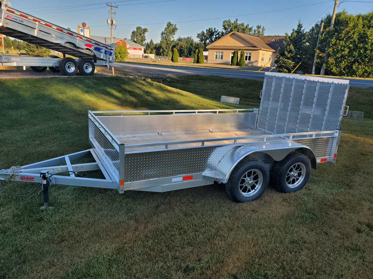New 2026 Enbeck All Aluminum 7'x12' Landscape Trailer Utility Trailer
