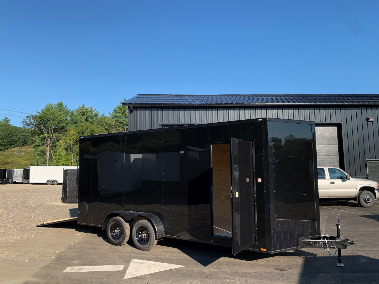 New 2025 SPARTAN 7X18 + 2ft V nose/ 7'6" Int Height/ .080 Polycore ...