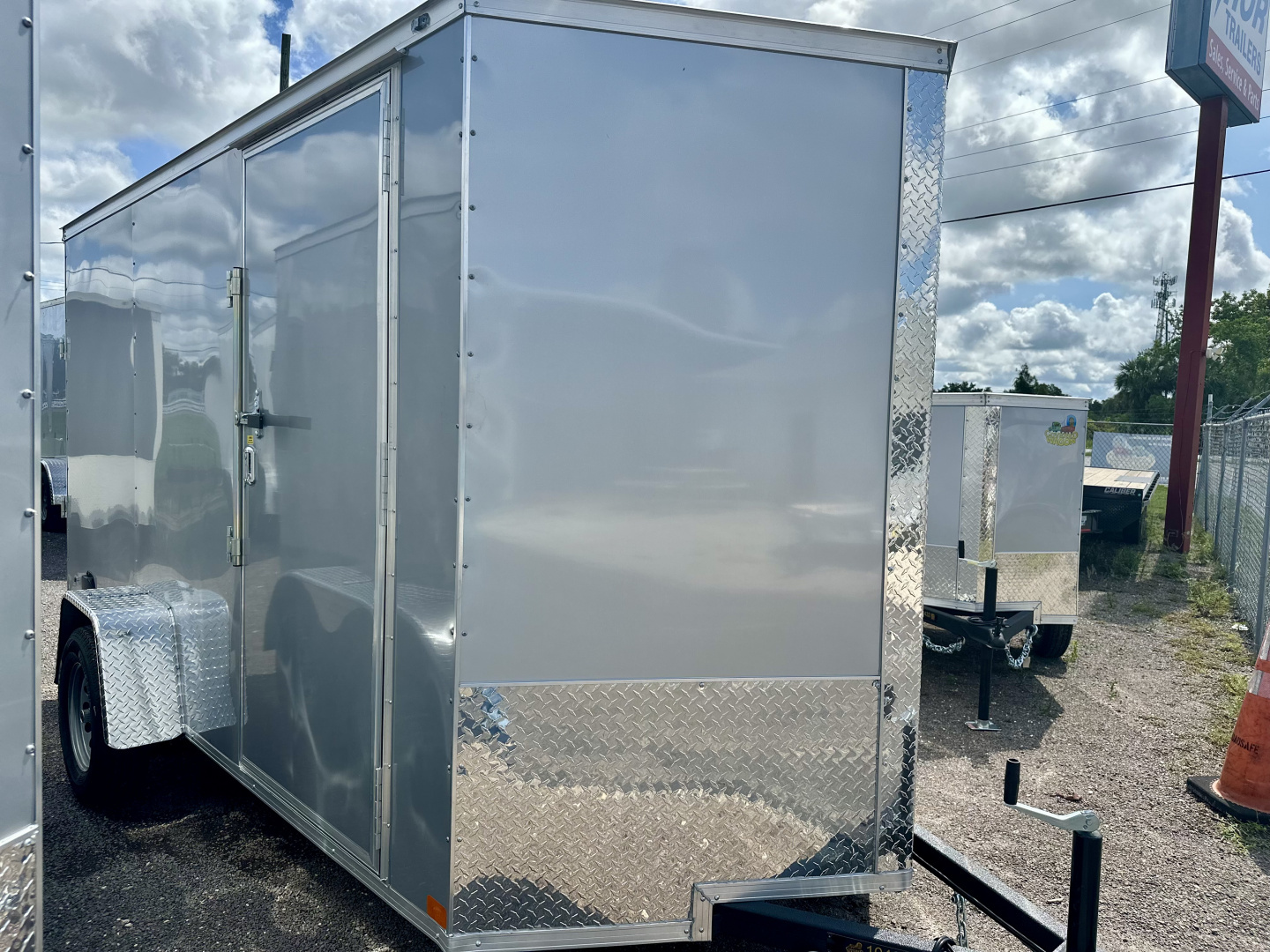 New 2026 Covered Wagon Trailers 6X10 SA WITH SIDE DOOR AND RAMP Cargo ...