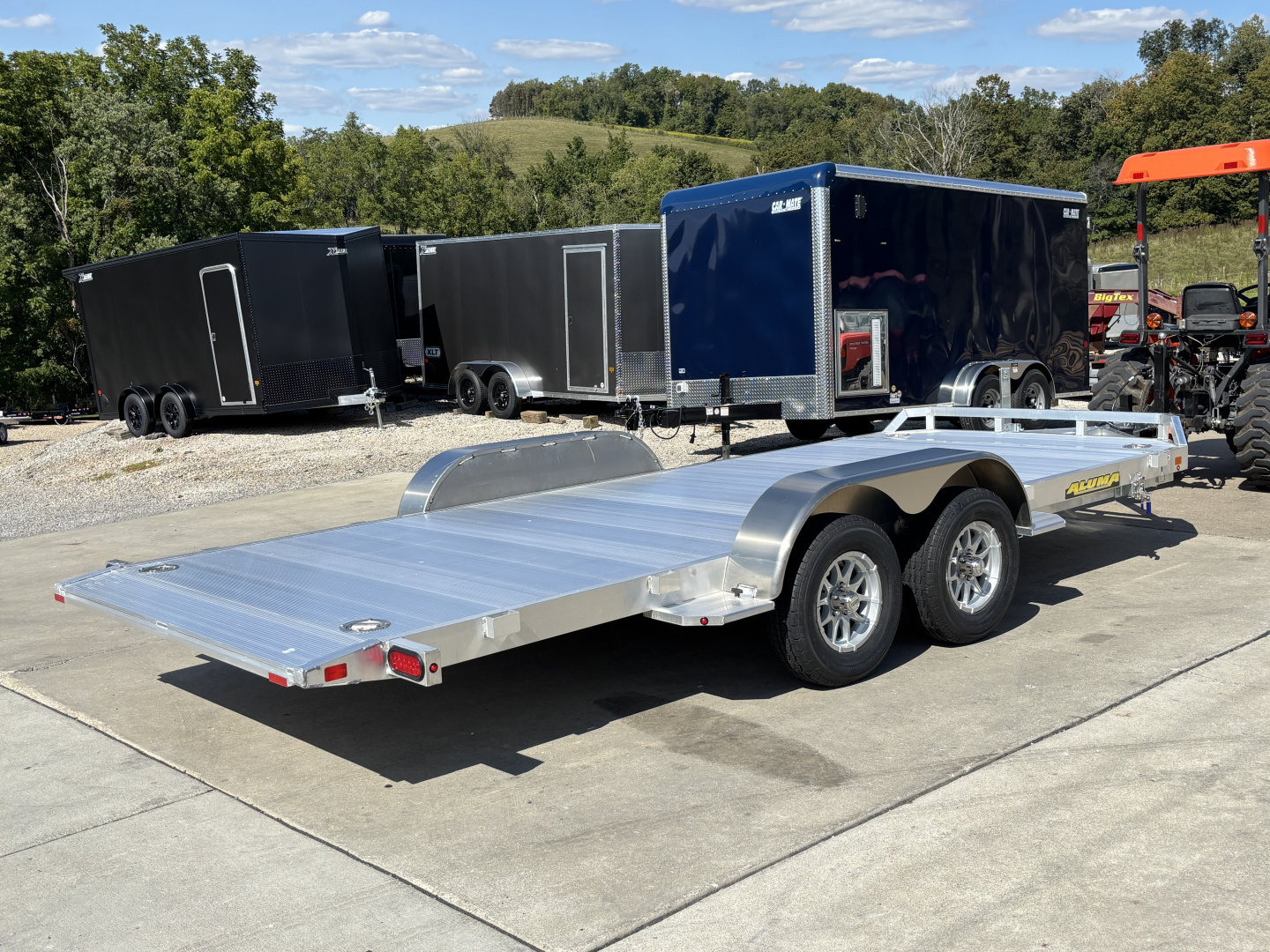 New 2026 Aluma Trailers 8216-TILT Aluminum Car Hauler - 7000# GVWR for ...