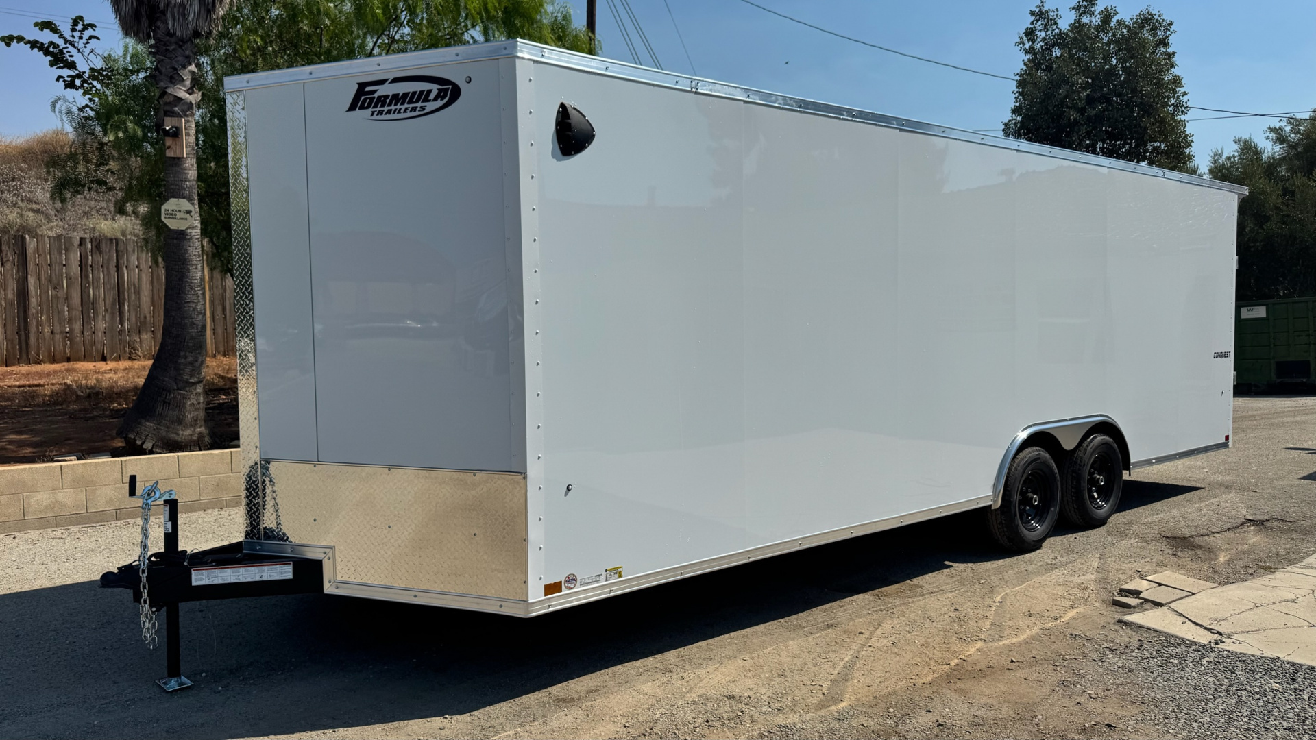 New 8.5x24 Tandem Axle 10K Enclosed Trailer