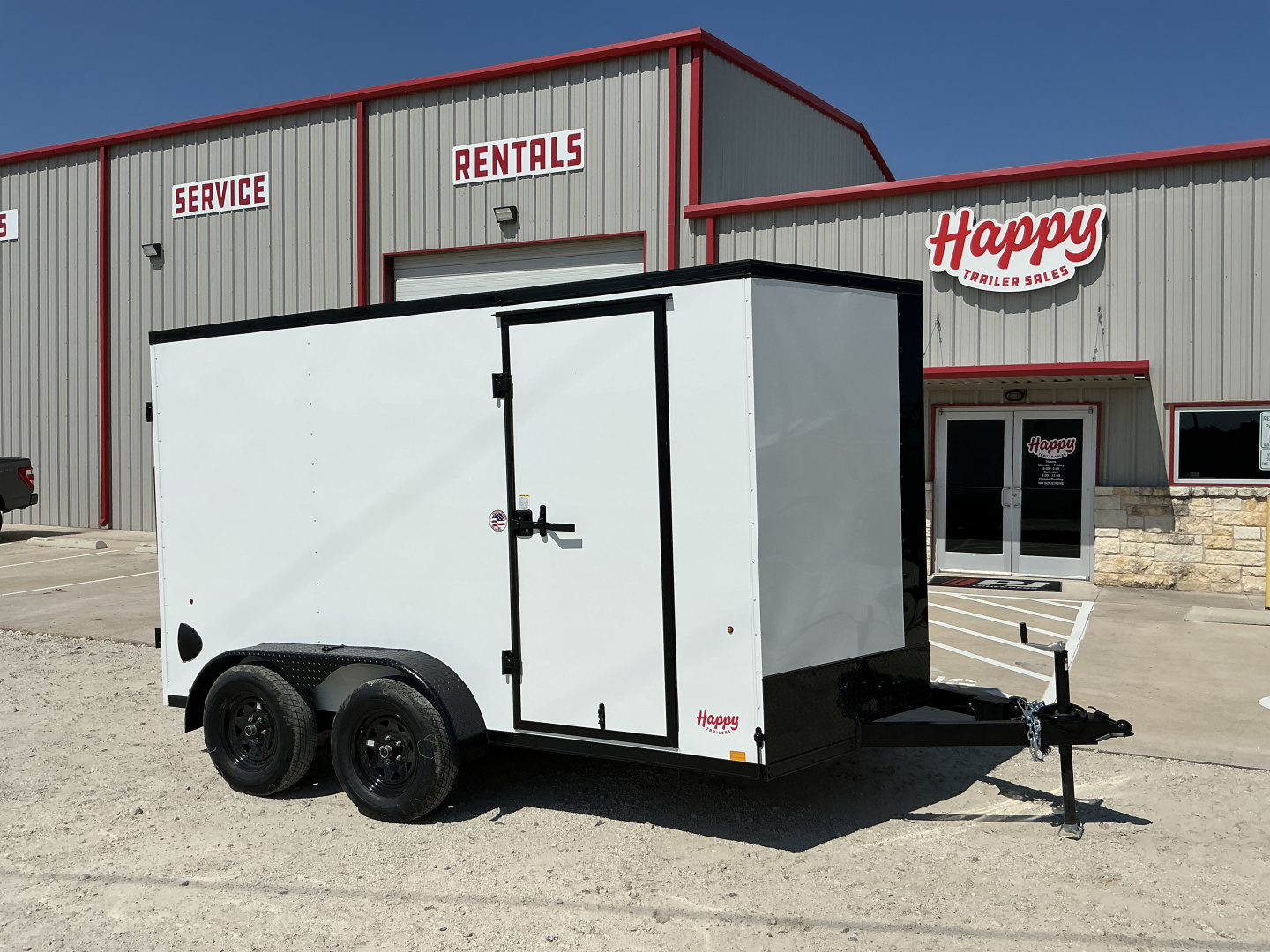 New 2026 Compass 7'x12' Enclosed Cargo Trailer - Indigo DLX for sale in ...