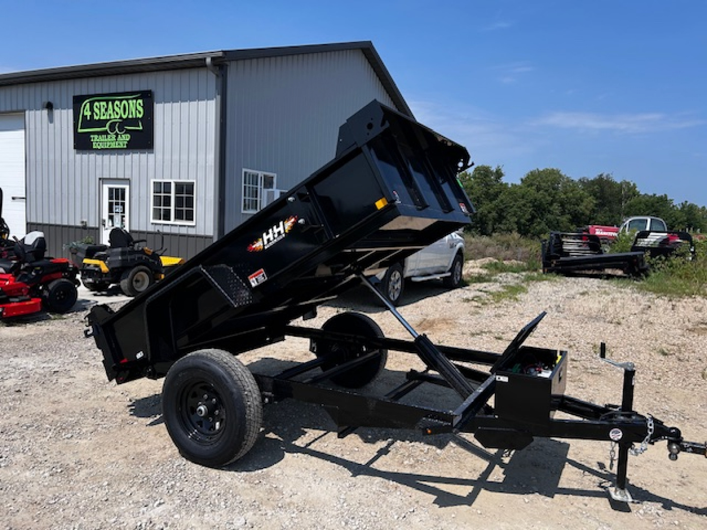 New 2026 H&H Trailers 62"X8' 5K GVWR DUMP TRAILER Dump Trailer for sale ...